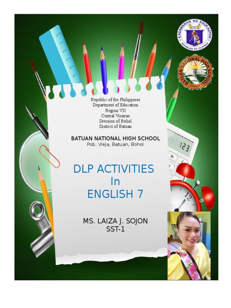 DLP Activities in English 7: Ms. Laiza J. Sojon SST-1 | PDF