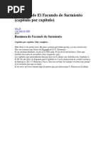 Facundo Resumen Por Capitulo | PDF | Argentina | Agitación