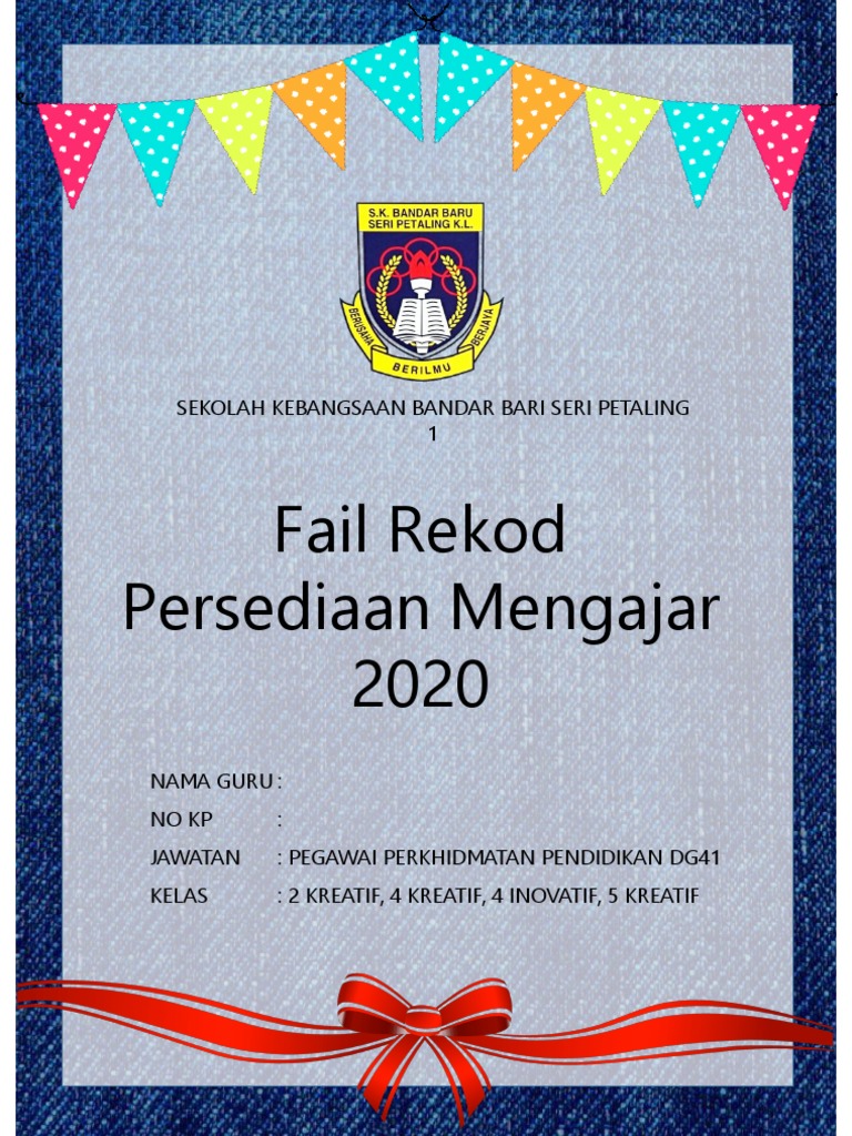 Fail Rekod Persediaan Mengajar | PDF