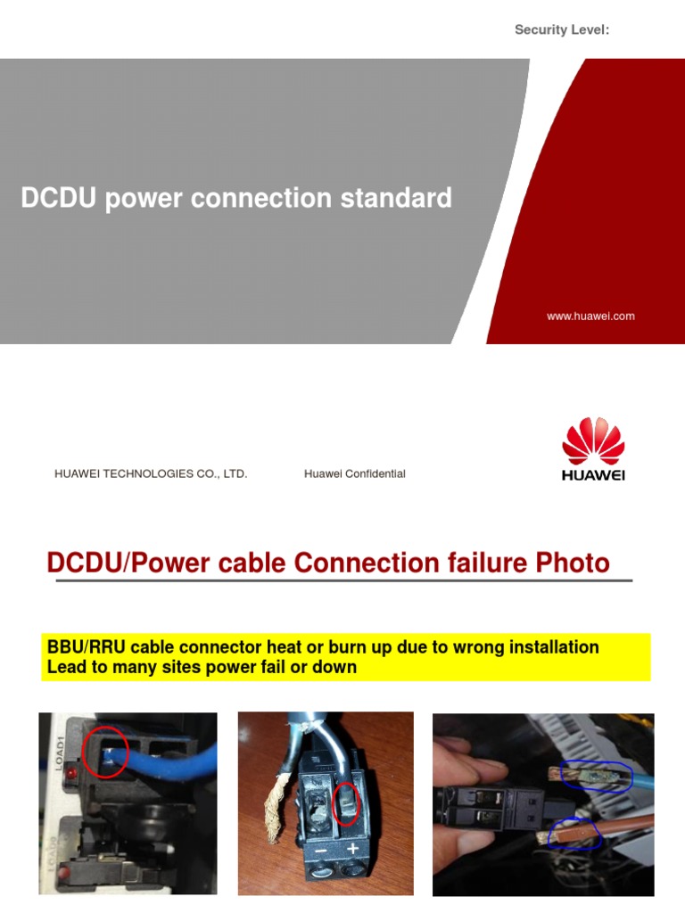 2.DCDU Power Connection Standard and Inspection Key Points - PPTX (2 ...