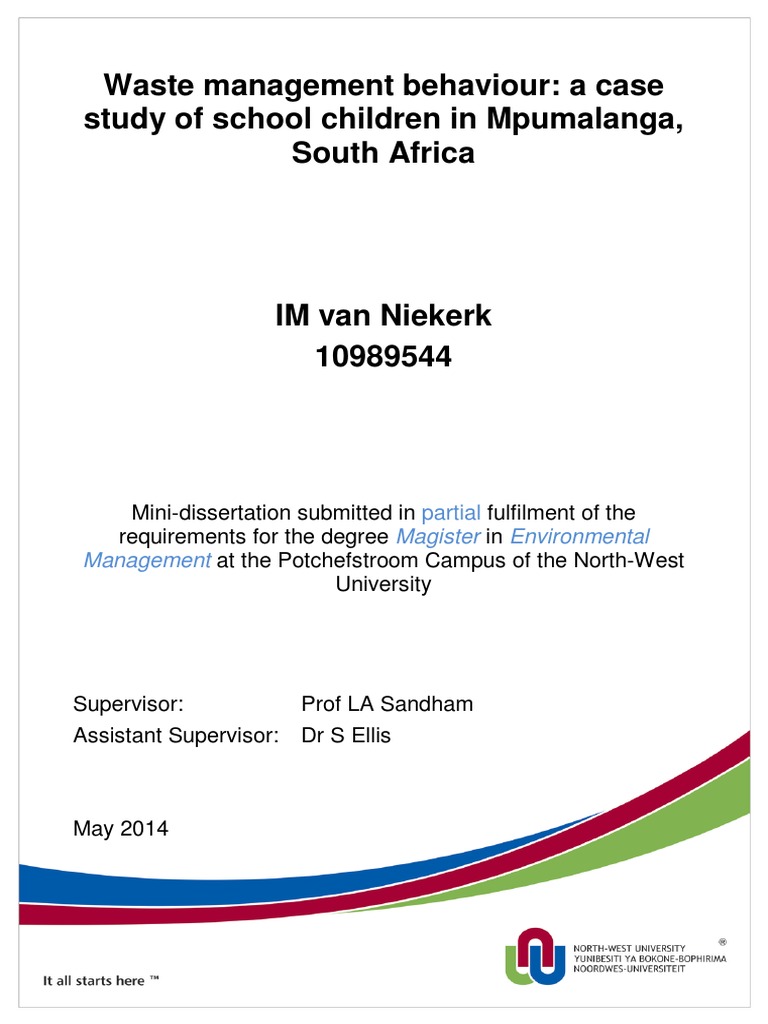 Waste Management Behavior | PDF | Sustainability | Sustainable Development