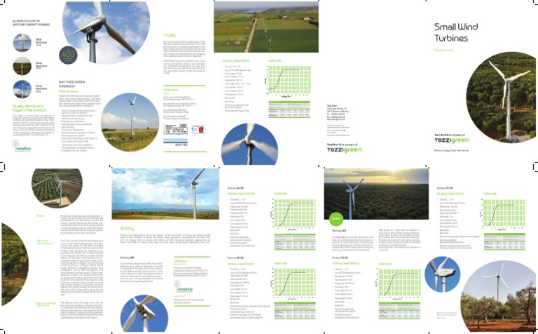 Small Wind Turbines Brochure | PDF | Wind Turbine | Turbine