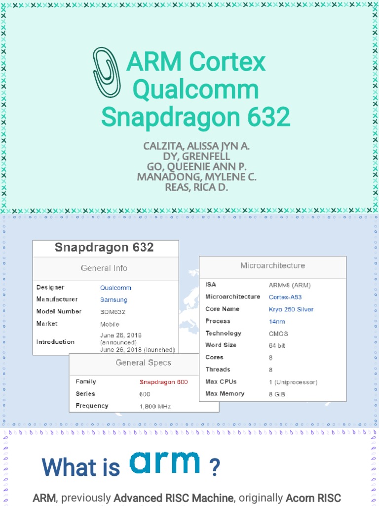 ARM Cortex Qualcomm Snapdragon 632 Performance | PDF | Arm Architecture ...