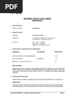Rockwool Insulation Safety Data Sheet | PDF | Waste | Chemistry