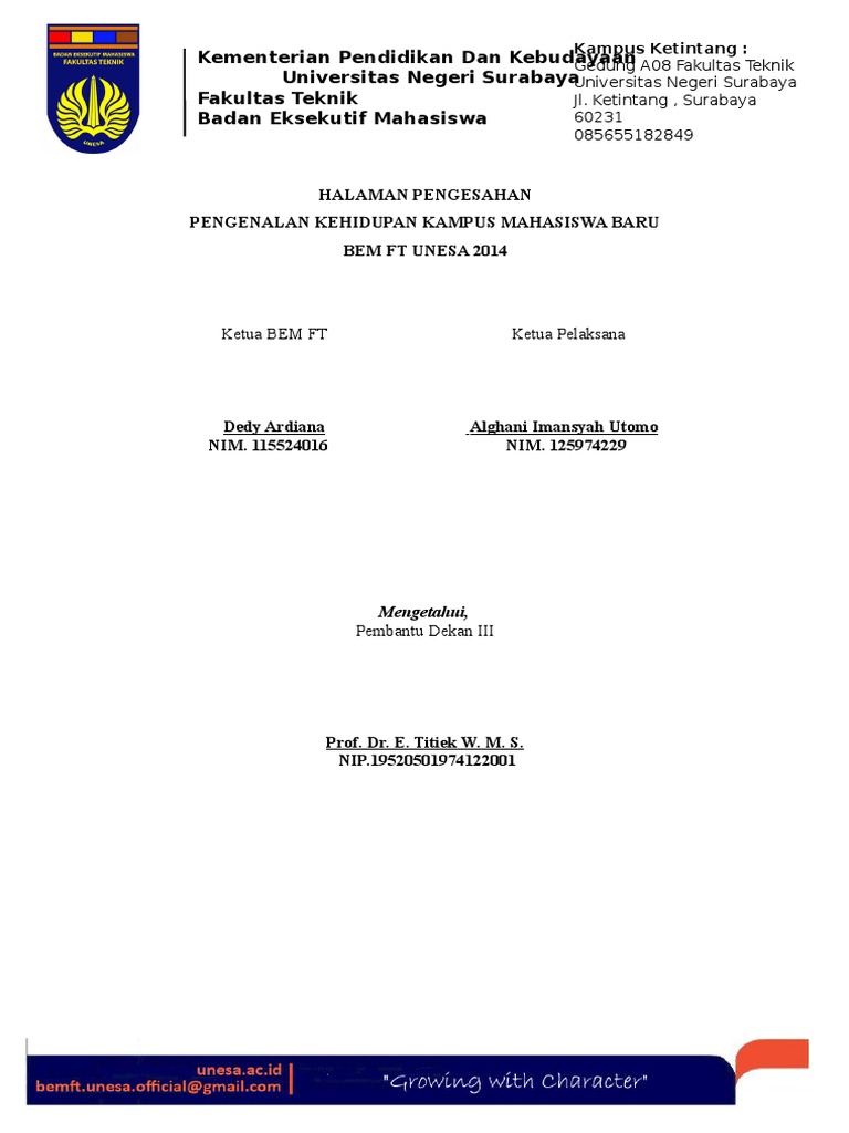 Proposal PKKMB 2014 | PDF