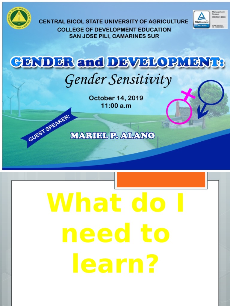 Gender and Development | PDF | Gender | Gender Studies