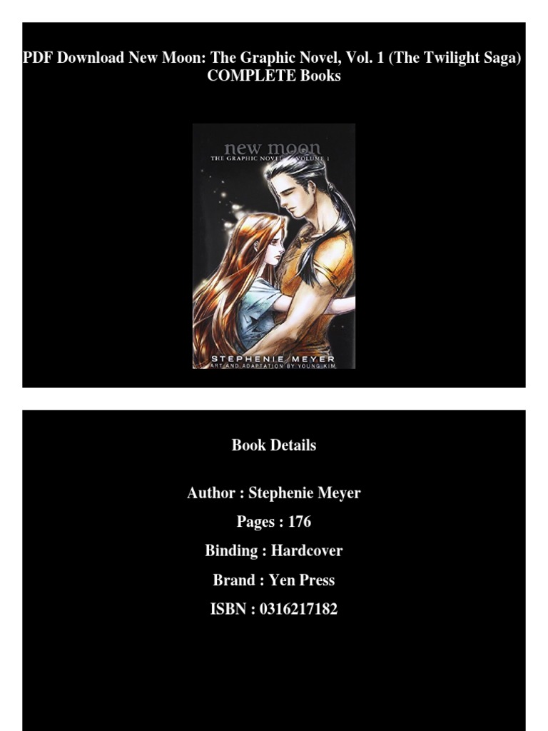 New Moon: The Graphic Novel PDF Download | PDF | Young Adult | General ...