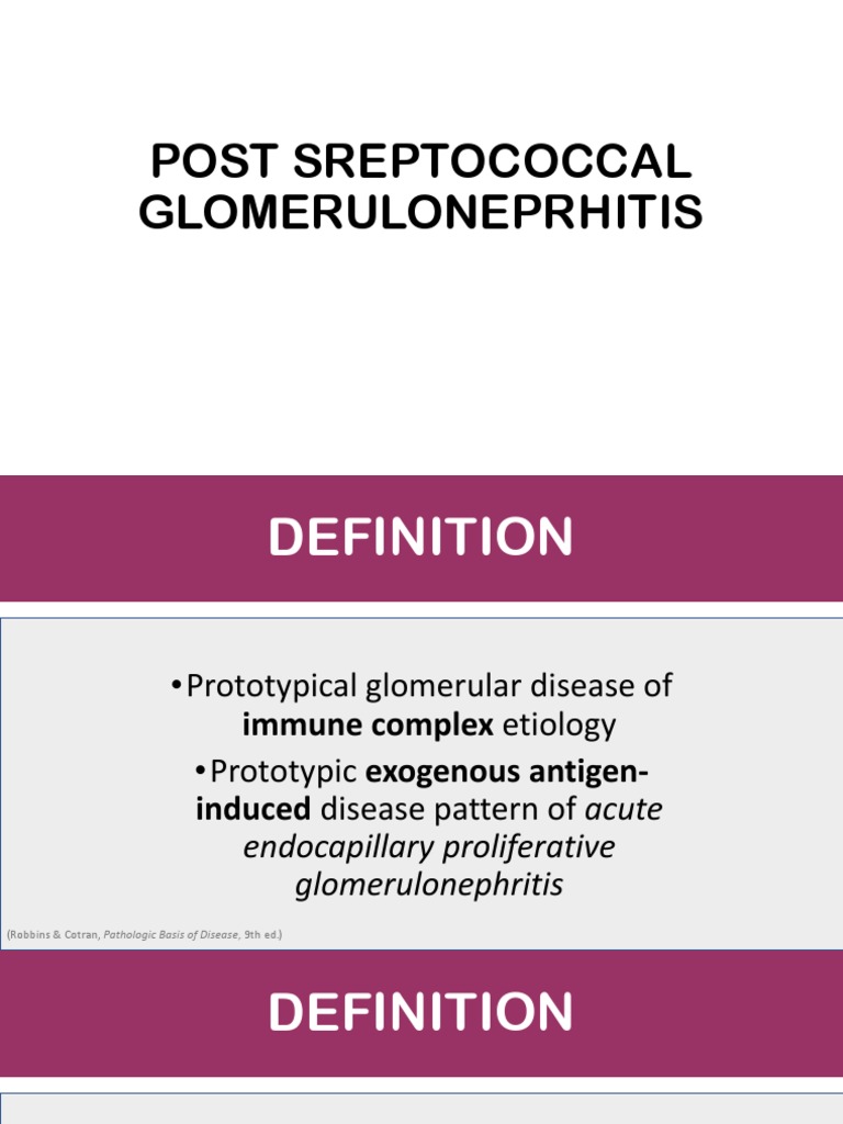 Post-Streptococcal Glomerulonephritis | PDF | Streptococcus | Diseases ...