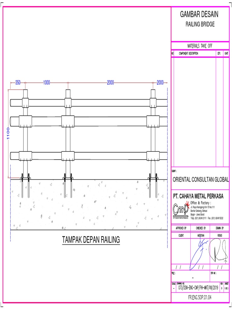 Railing Jembatan | PDF