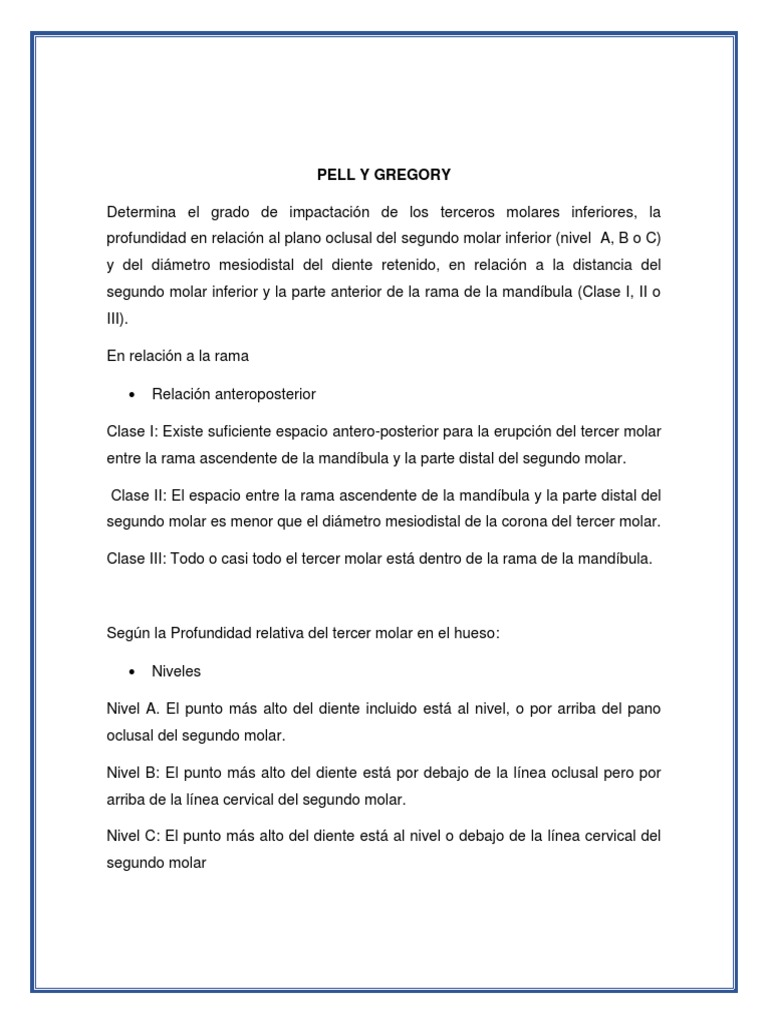 Clasificacion Pell y Gregory | PDF | Naturaleza