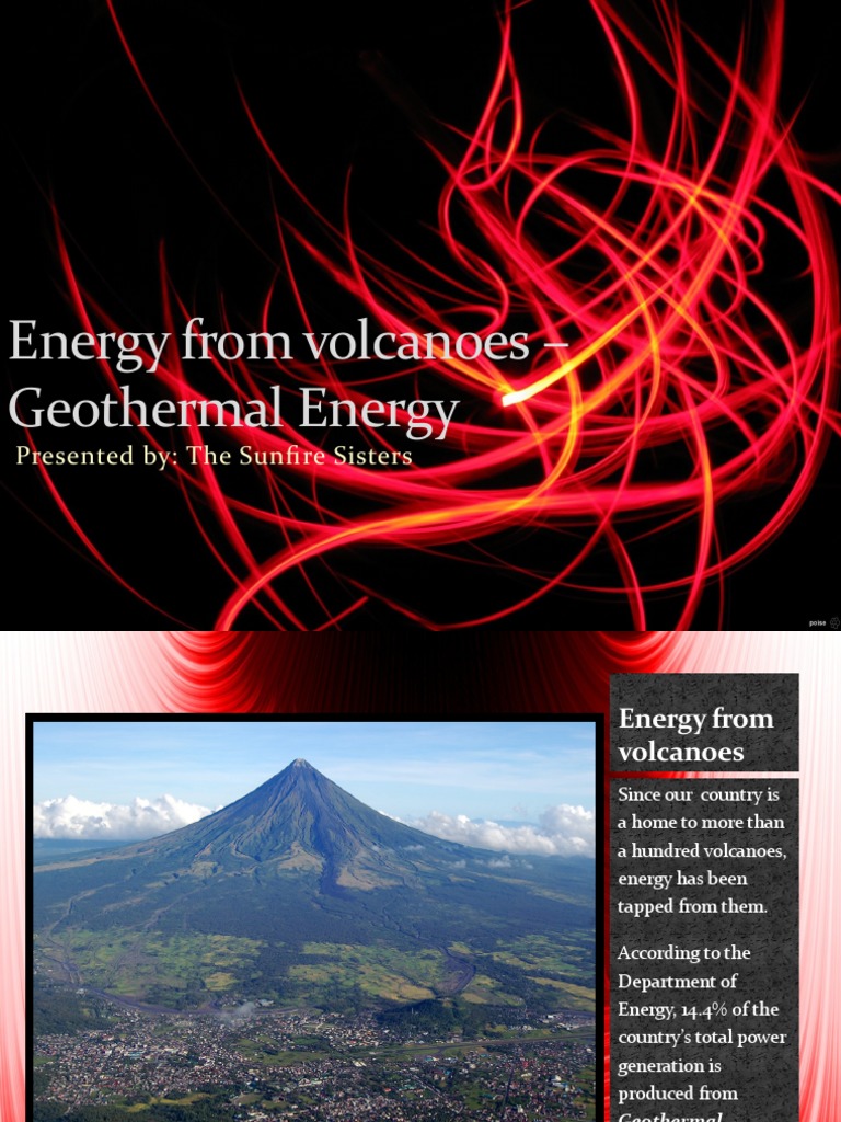 Energy From Volcanoes - Geothermal Energy | PDF