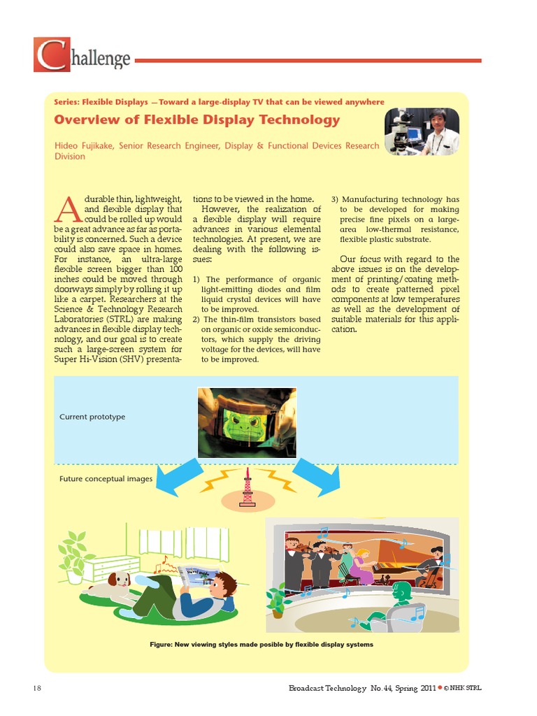 Overview of Flexible Display Technology PDF | PDF | Oled | Physical ...