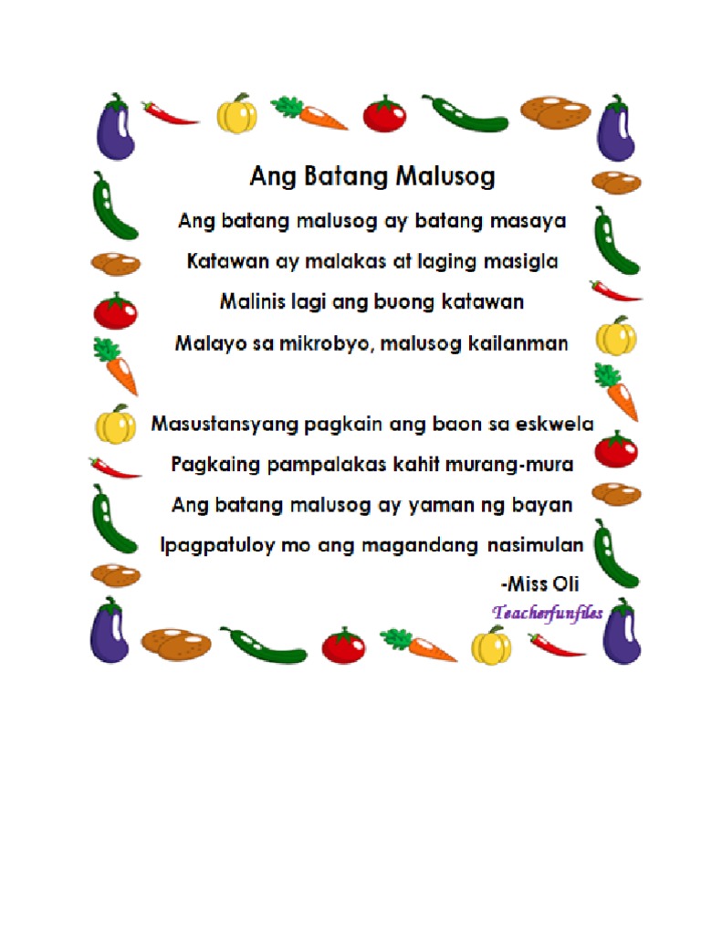 Ang Batang Malusog | PDF