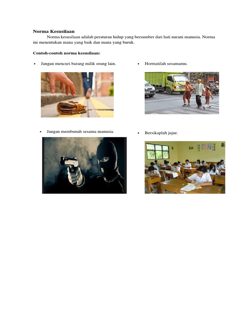 Jenis-Jenis Norma dalam Kehidupan Manusia | PDF | Ilmu Sosial | Gaya Hidup