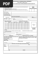 Application For Issue of Degree Certificate (Convocation) Issued by VTU | PDF | Mail | Government