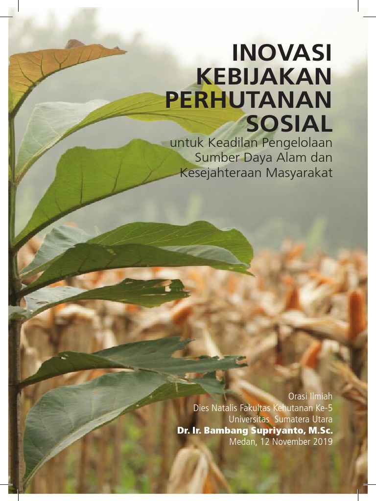 Buku-Orasi Ilmiah-Bambang Supriyanto-Inovasi Kebijakan Perhutanan ...