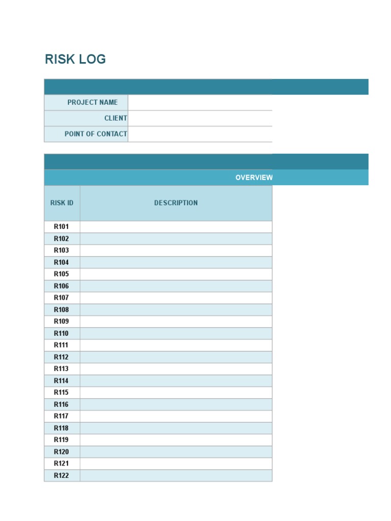 Risk Template | PDF | Business