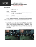 PNP Field Training Officers Development Program | PDF | Police ...