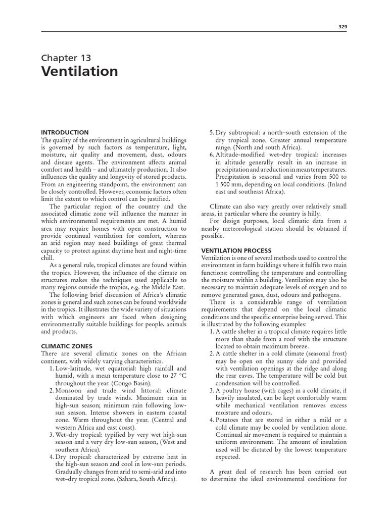 Ventilation | PDF | Ventilation (Architecture) | Climate
