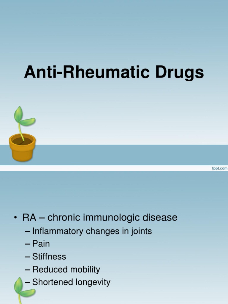 Anti Rheumatic | PDF | Arthritis | Immunology