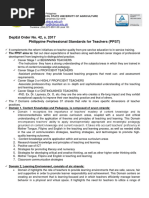 PPST Domains and Strands | PDF | Learning | Educational Technology