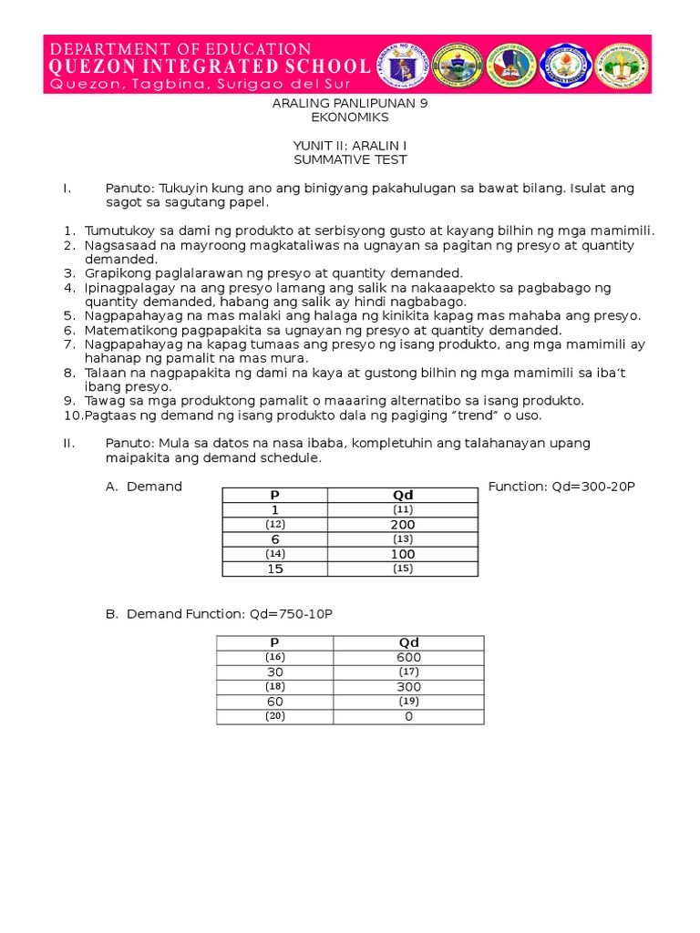 Aralin 1-Demand | PDF