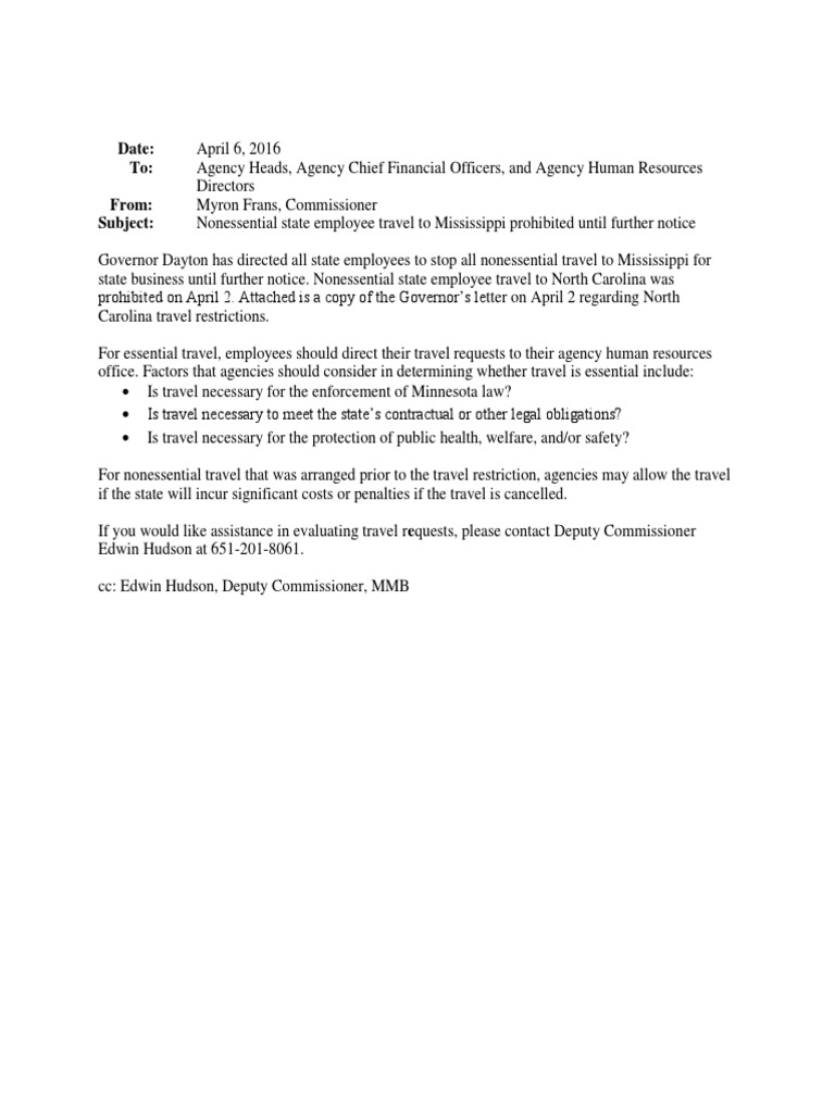 Directive Memo | PDF