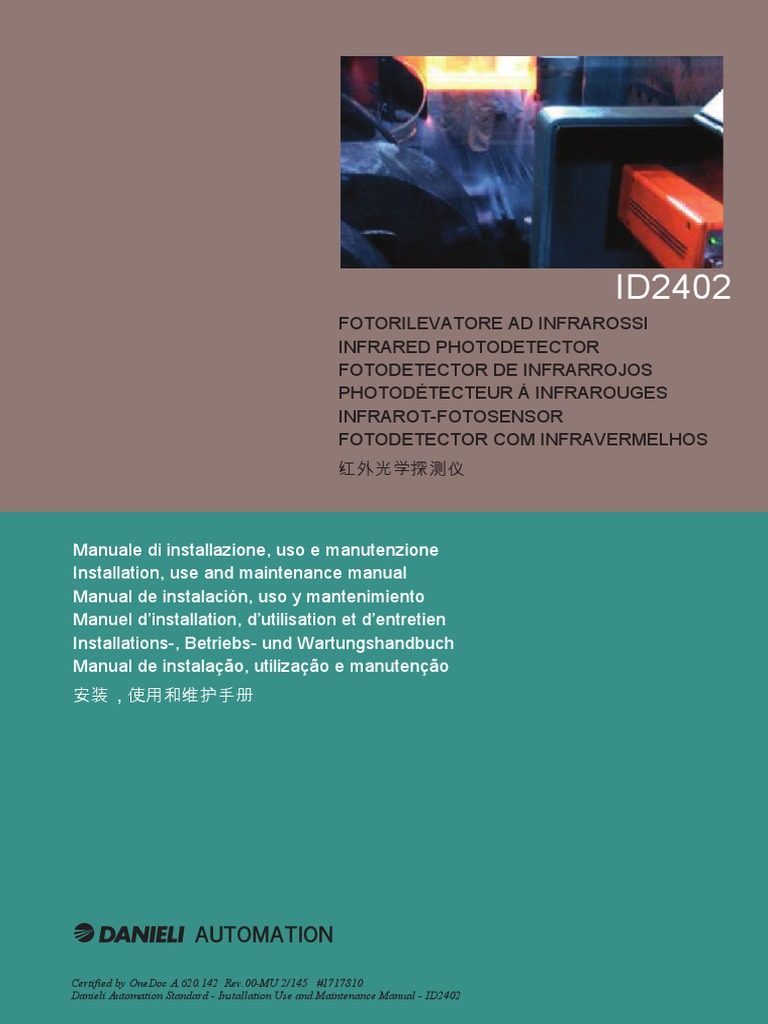 Ceda ID2402 Manual | PDF | Light Emitting Diode | Infrared