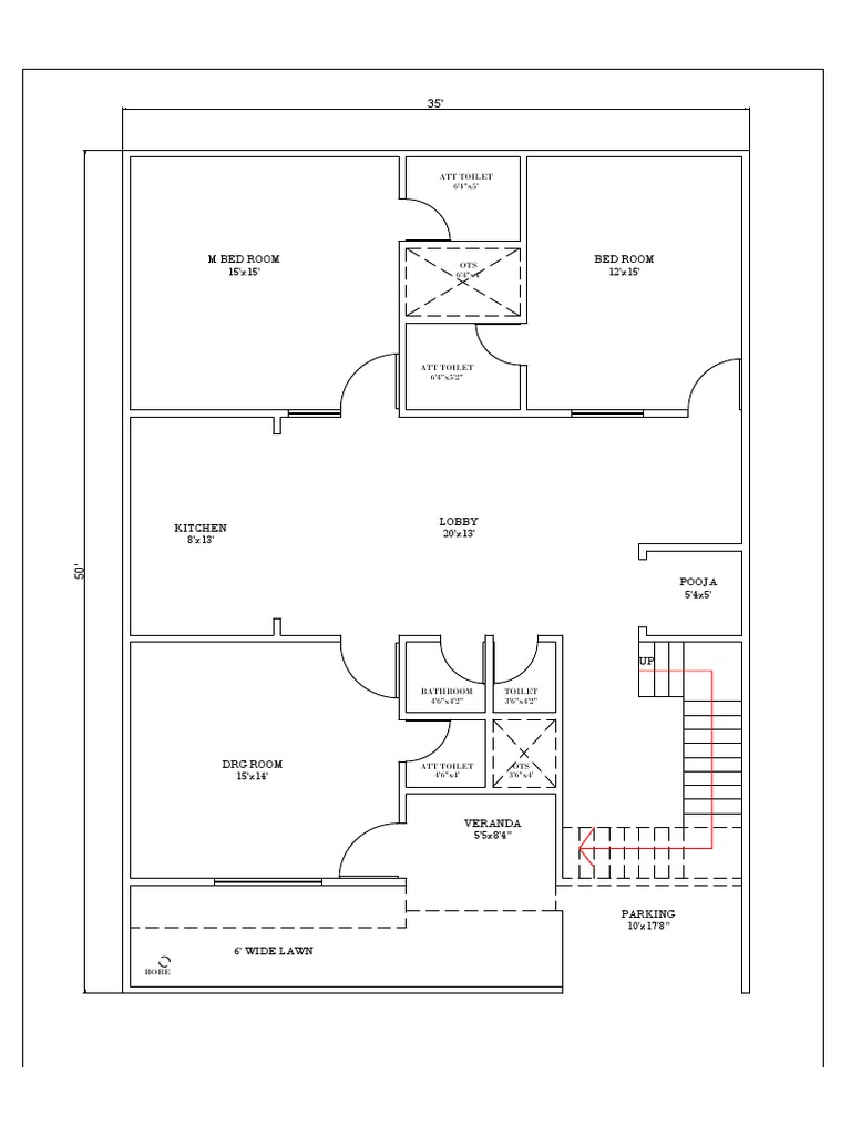 House Floor Plan with Dimensions | PDF