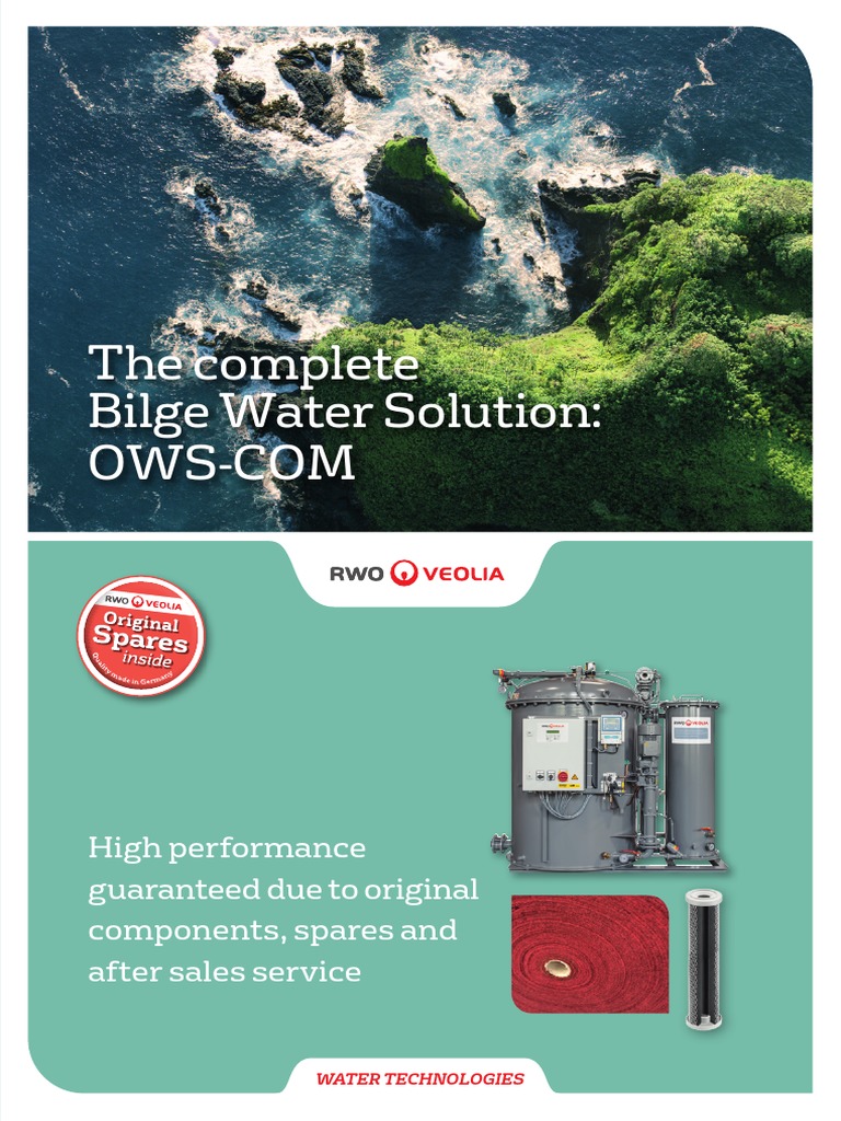 Oily Water Separator RWO-COM | PDF | Adsorption | Filtration