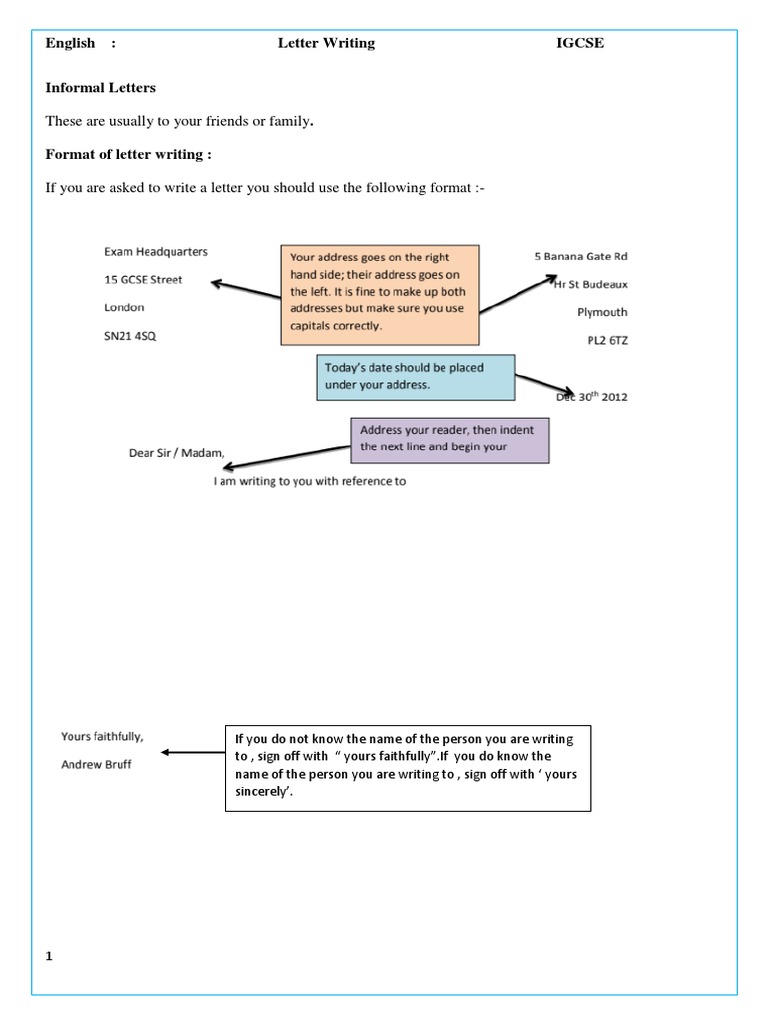 Letterr Writing Tips | PDF | Question | Traffic Collision
