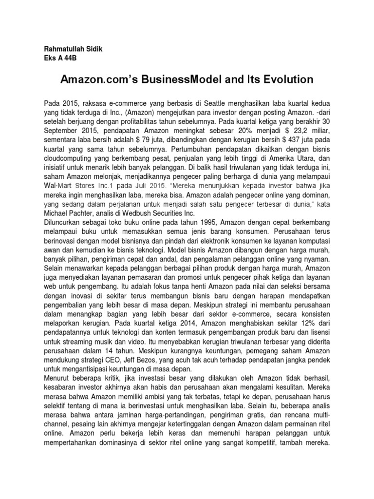 Amazon Case | PDF