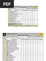 Concrete Mixer Machine Checklist Final | PDF