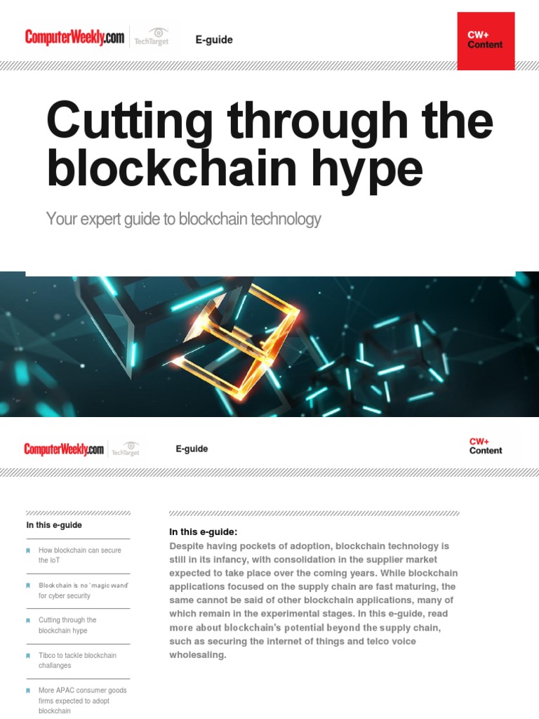 Cutting Through The Blockchain Hype | PDF | Internet Of Things ...