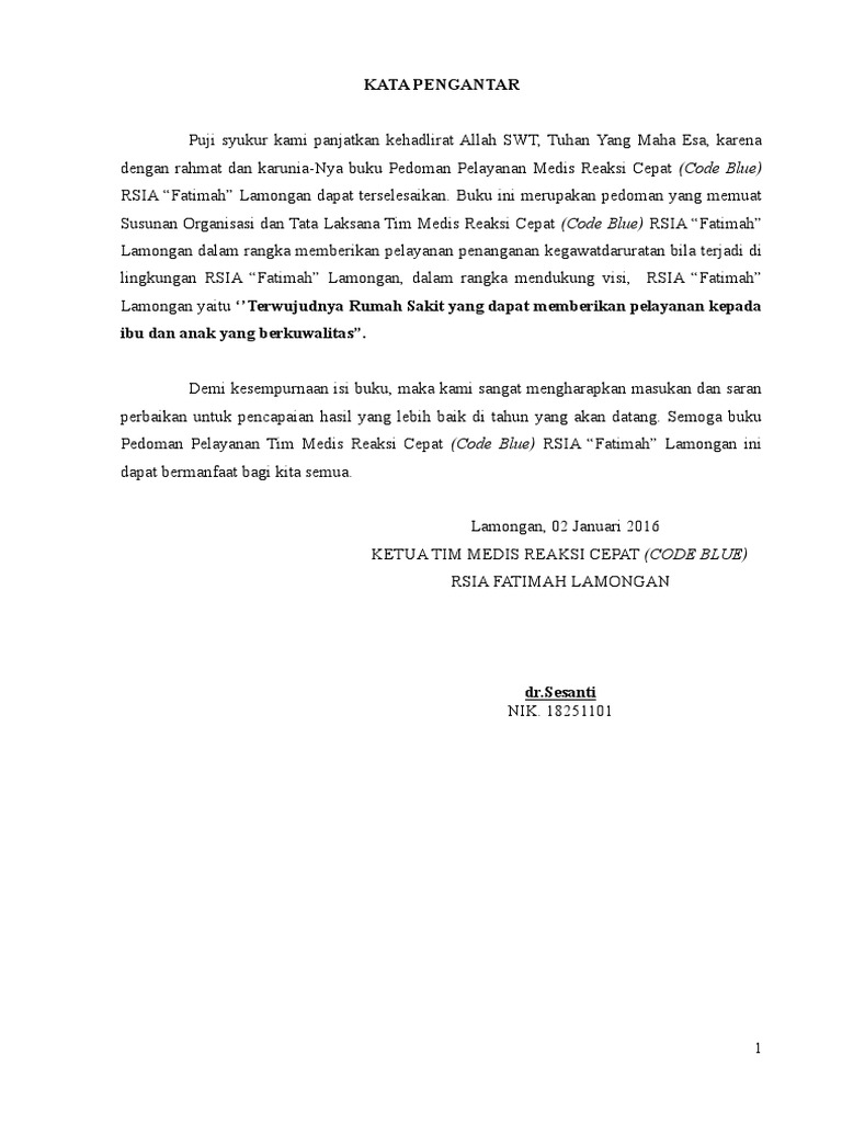 Panduan Code Blue | PDF