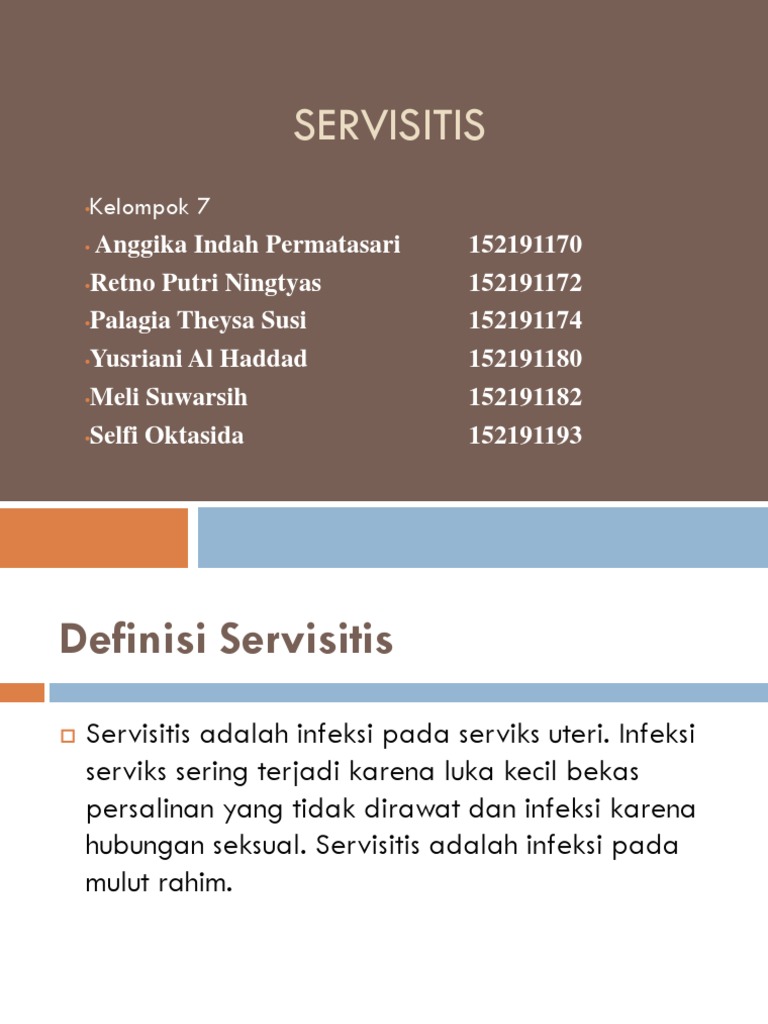 Deteksi dan Pencegahan Servisitis | PDF