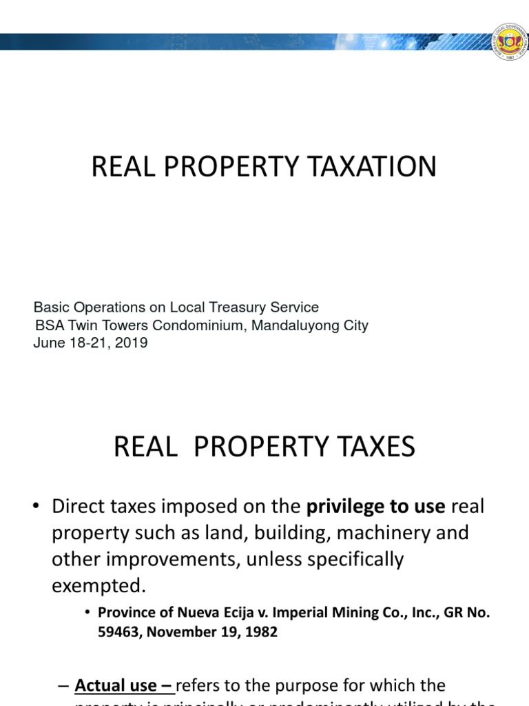 Real Property Tax | PDF | Fee | Property Tax