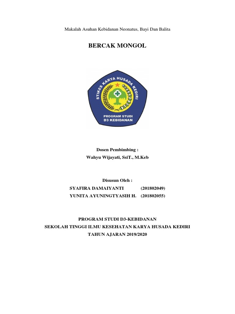 Makalah Bercak Mongol Kelompok 7 | PDF