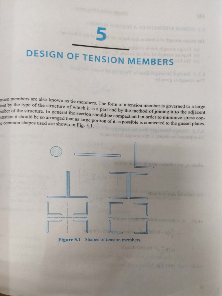 Design of Tension Members | PDF | Strength Of Materials | Yield ...