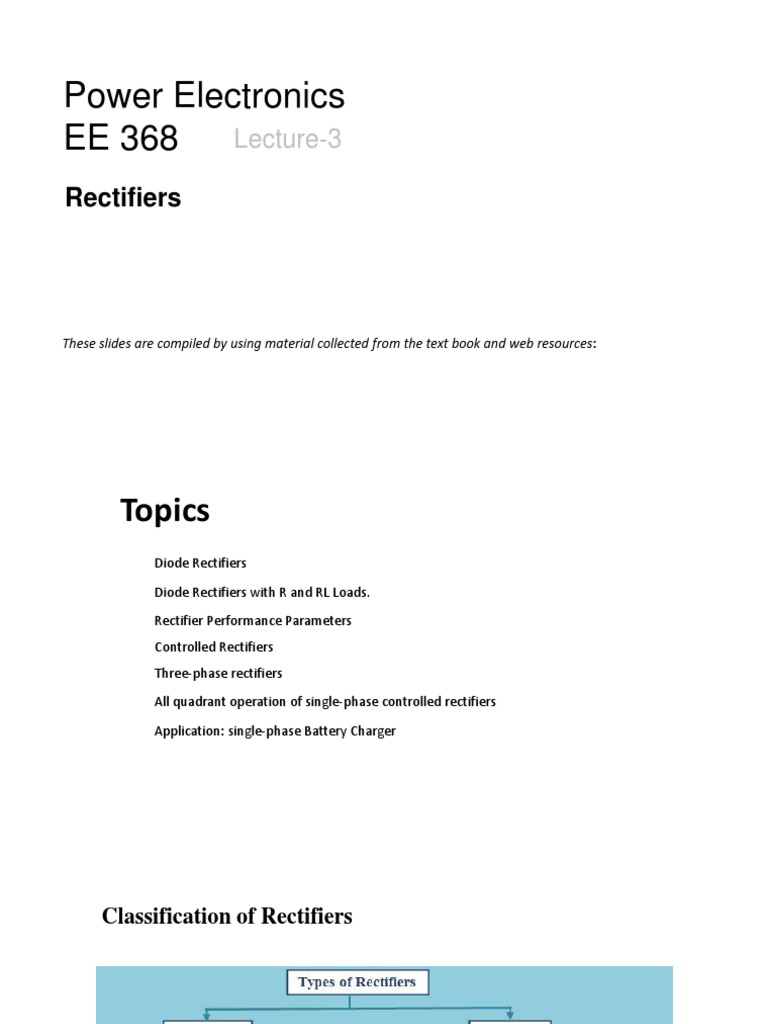 Rectifier Pdf Rectifier Ac Power