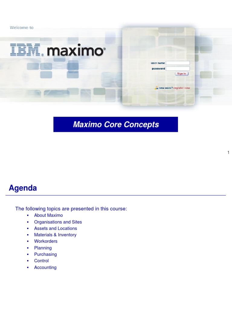 Ibm Maximo Key Concepts v43 | PDF | Hierarchy | Databases