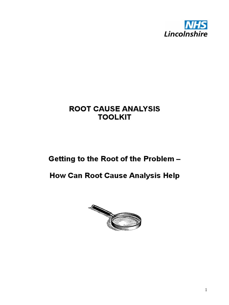 Root Cause Analysis Toolkit | PDF | Patient Safety | Time