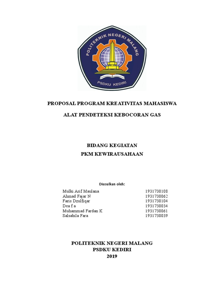 PKM K Form Proposal 2 | PDF