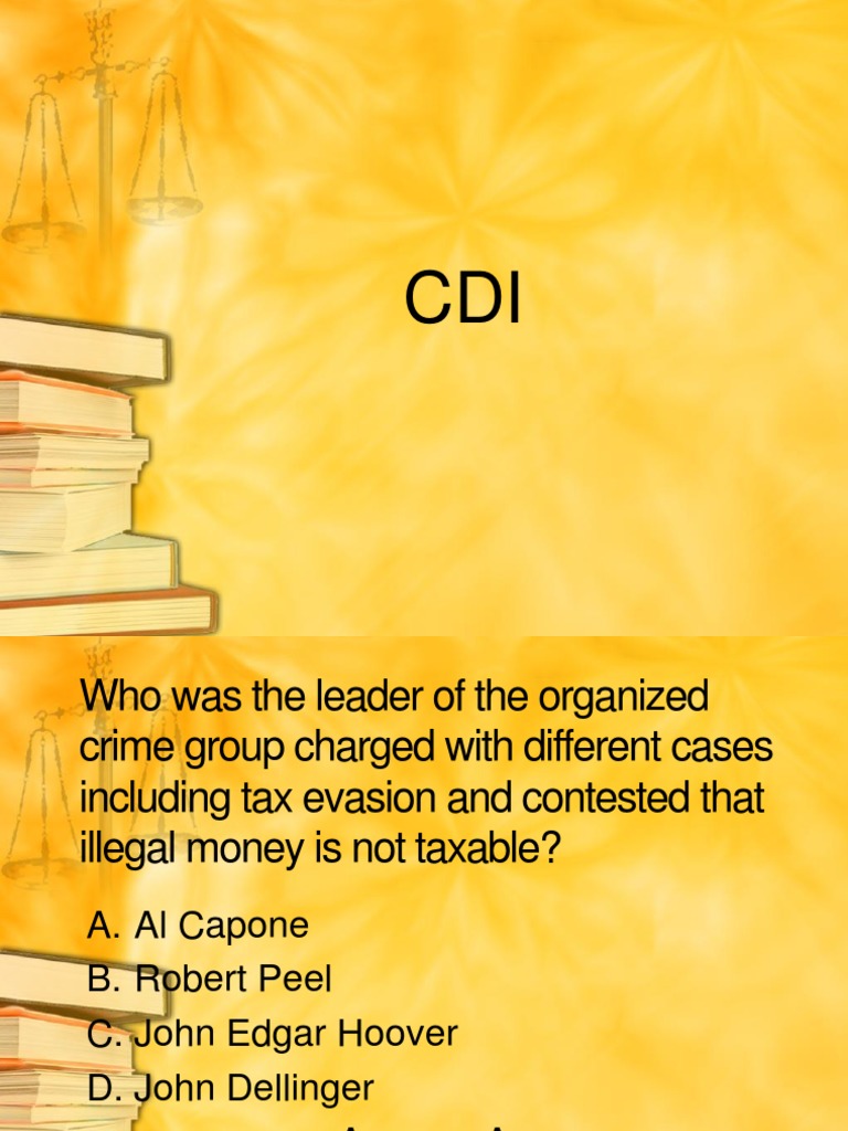 CDI | PDF | Traffic | Forensic Science