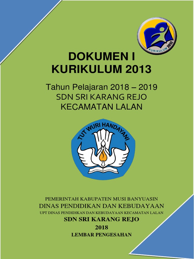 Dok 1 SD K13 SDN KARANG REJO | PDF