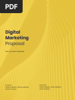 Digital Marketing Proposal Template | PDF | Digital Marketing | Marketing