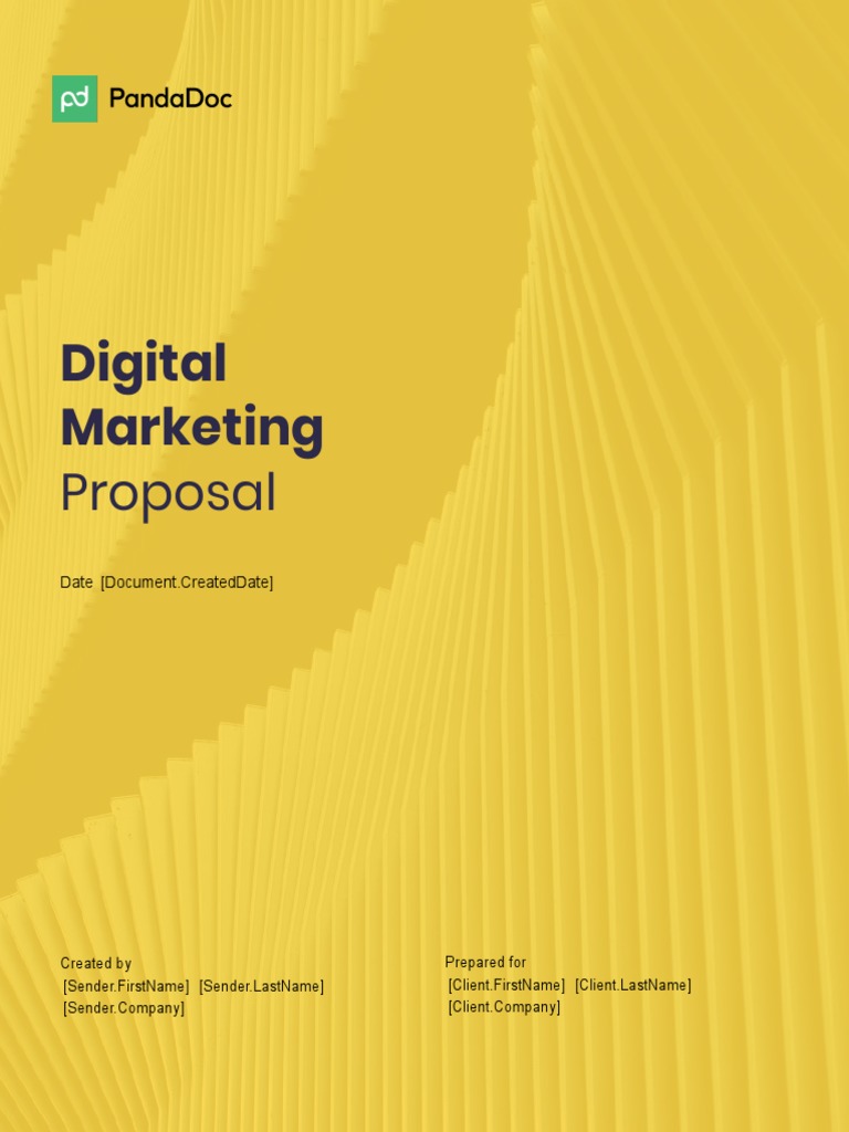 Digital Marketing Proposal | PDF | Search Engine Optimization | Brand