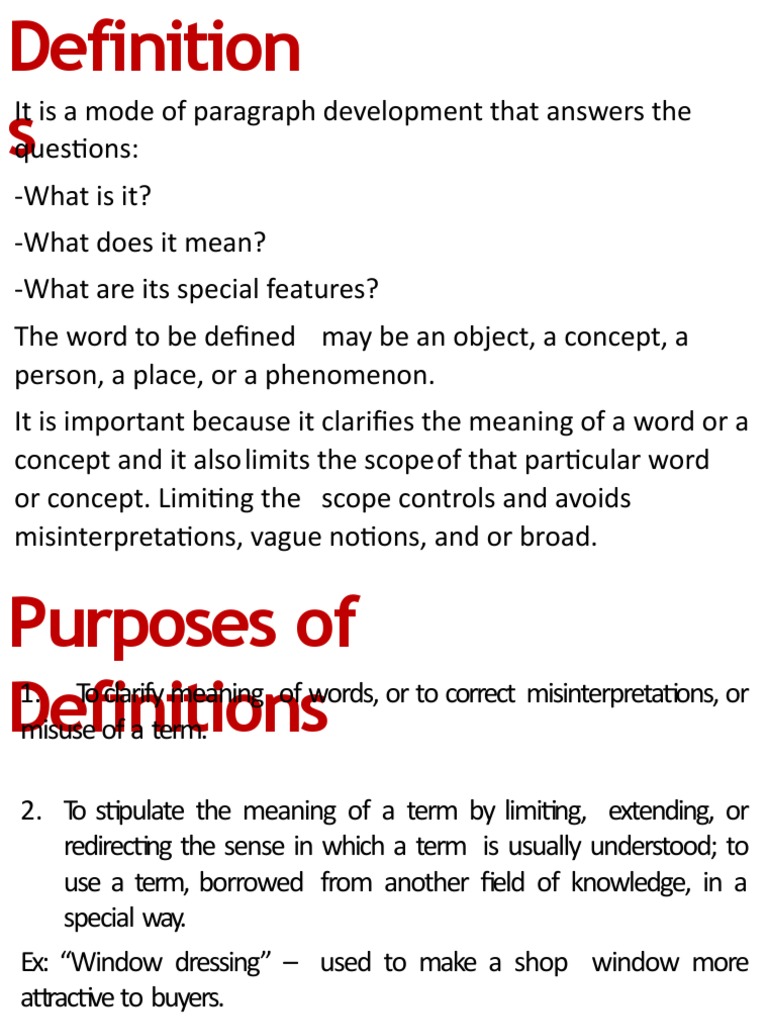 EAPP The Art of Defining | PDF | Definition | Semantics
