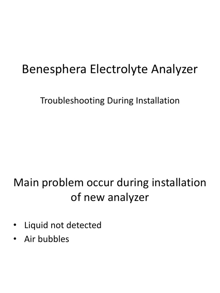 Benesphera Analyzer Installation Guide | PDF