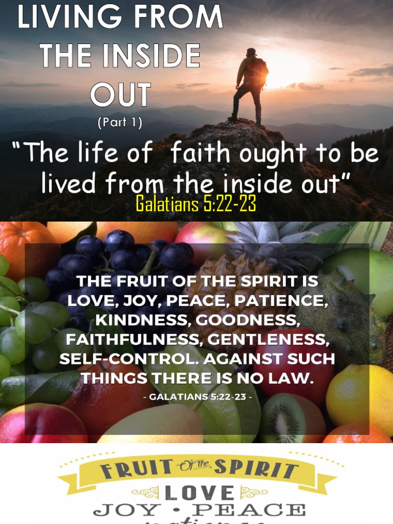 Living Faith: Inside Out vs. Outside In | PDF | Self-Improvement ...